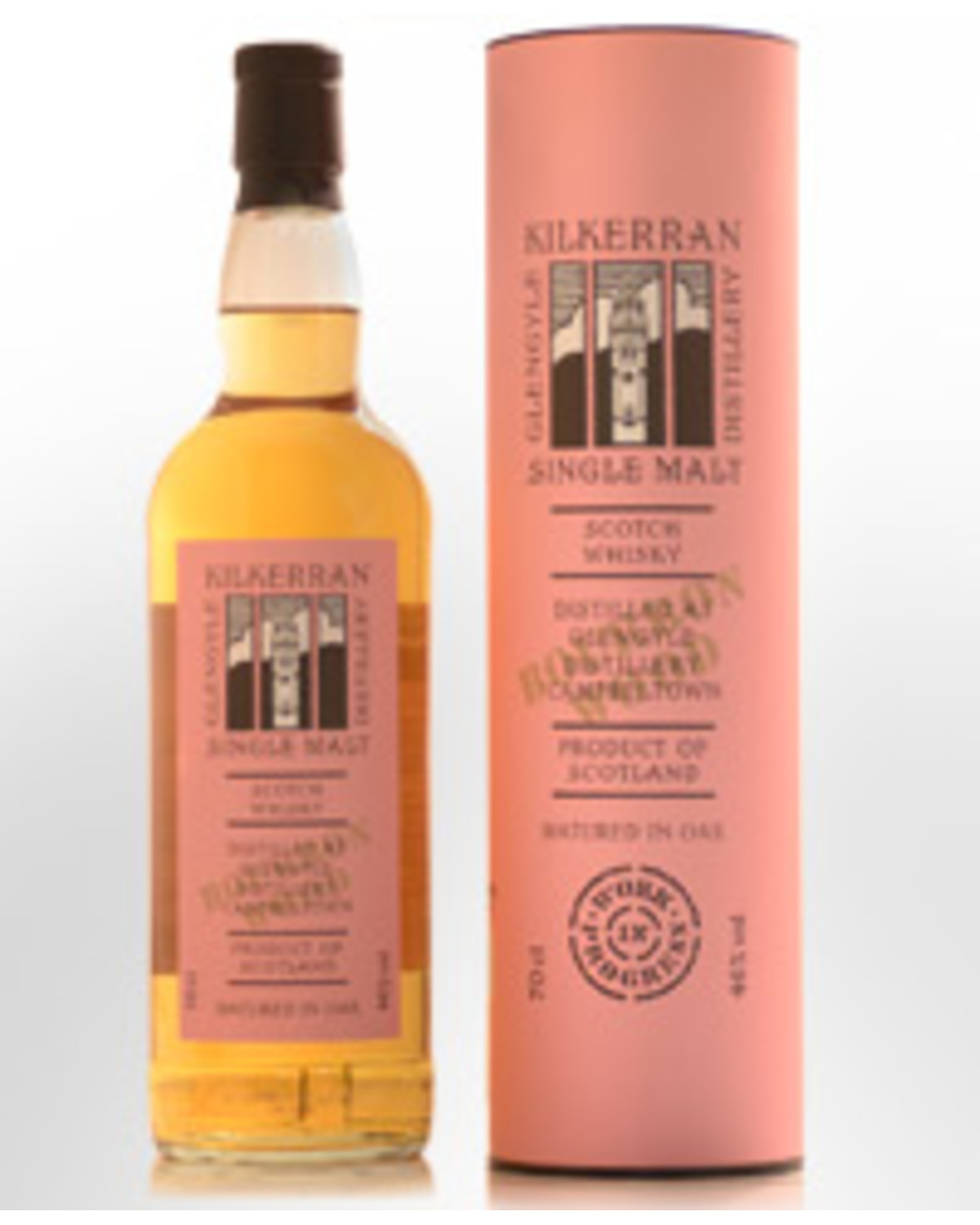 Glengyle Distillery Kilkerran Work in Progress 6 Bourbon Wood 10 Year ...
