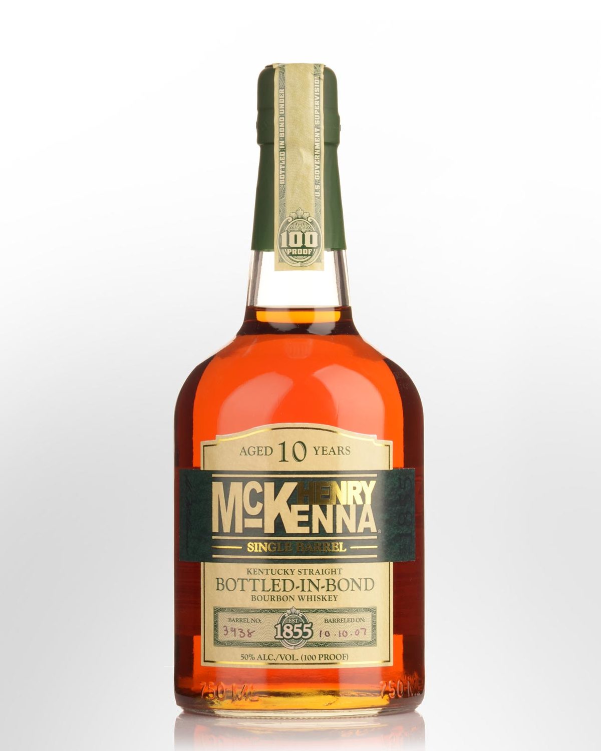 Henry McKenna Single Barrel 10 Year Old Bourbon Whiskey (750ml) | Nicks ...