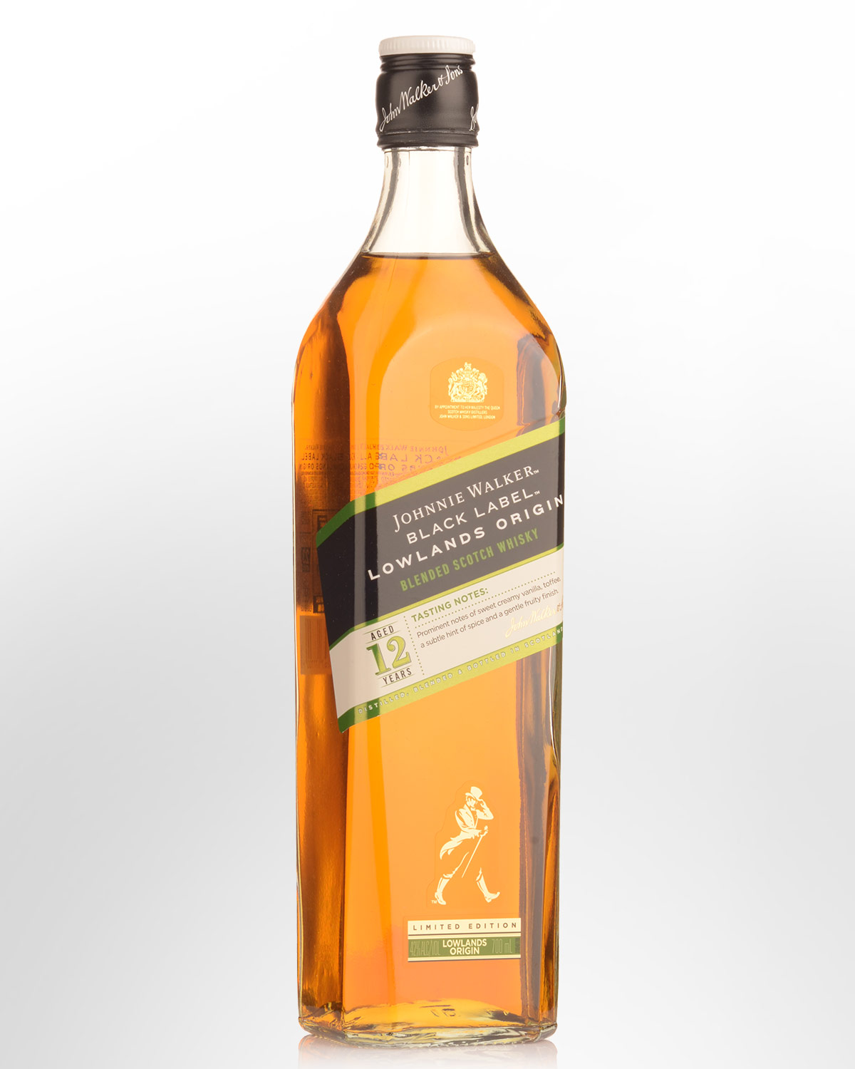 Johnnie Walker Black Label 12 Year Old Lowlands Origin Blended Scotch ...