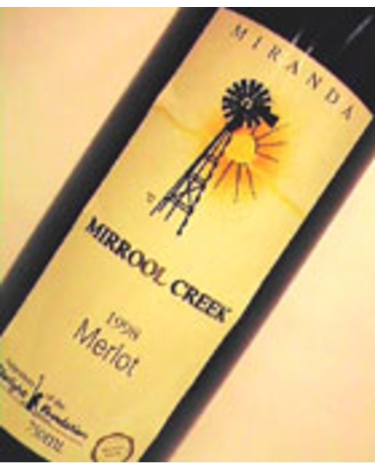 1998 Miranda Mirrool Creek Merlot | Nicks Wine Merchants 1998 Miranda Mirrool Creek Merlot | Nicks Wine Merchants