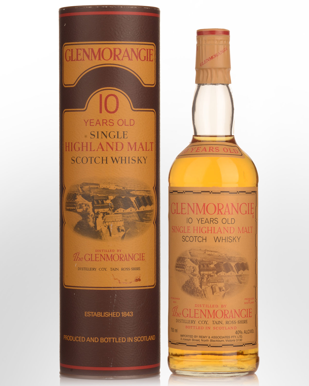 Glenmorangie 10 Year Old Single Malt Scotch Whisky (750ml) - Older ...