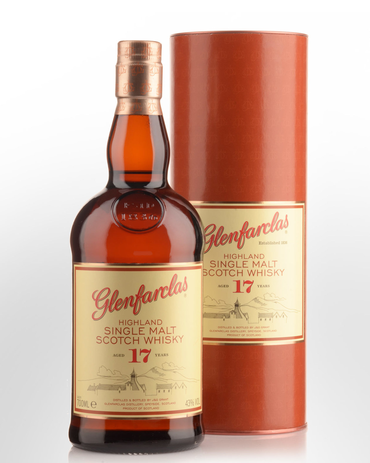 Glenfarclas 17 Year Old Single Malt Scotch Whisky 700ml Nicks Wine