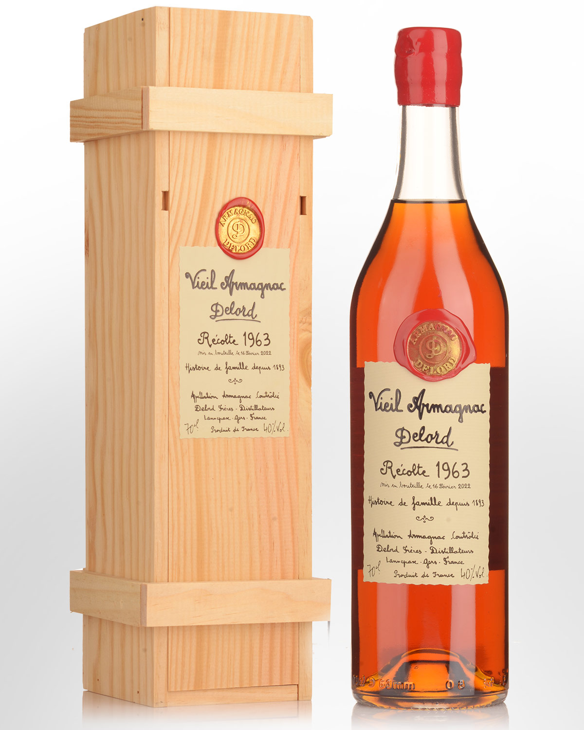 1963 Delord Bas Armagnac (700ml) | Nicks Wine Merchants
