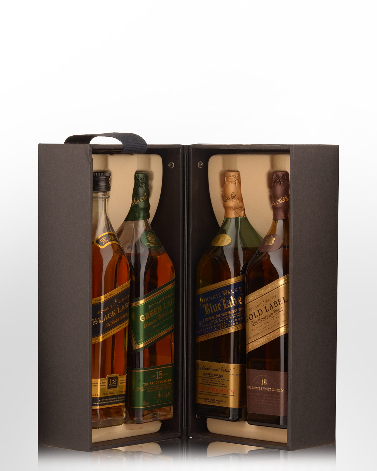 Johnnie Walker Collection Blended Scotch Whisky Gift Pack (4 x 200ml ...