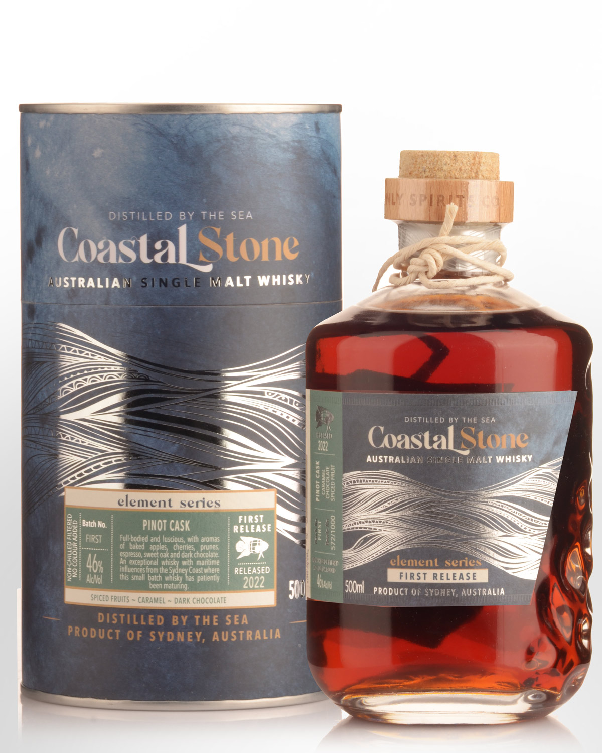 Manly Spirits Coastal Stone Pinot Noir Cask Single Malt Australian ...