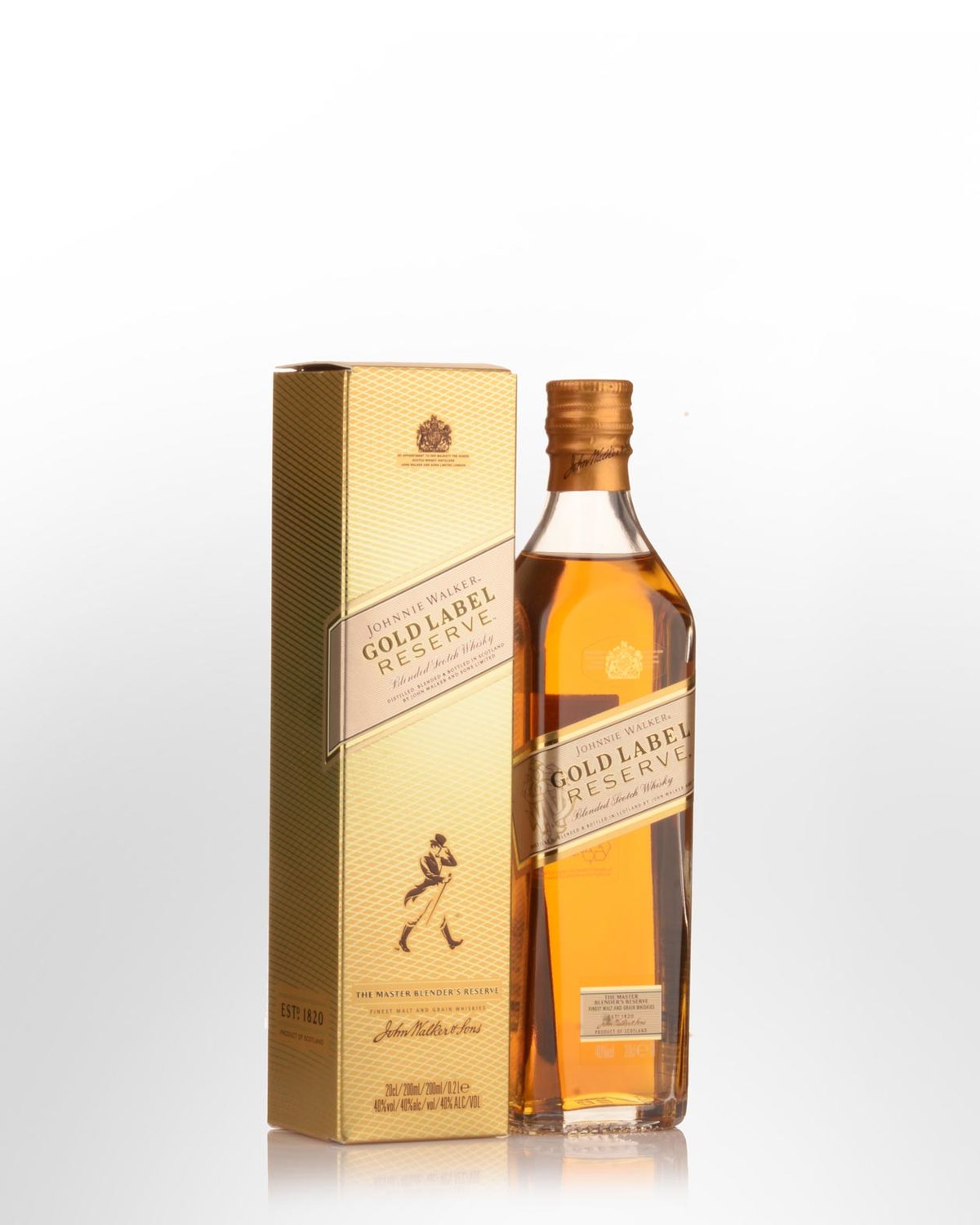 Johnnie Walker Gold Label Reserve Blended Scotch Whisky 200ml Nicks