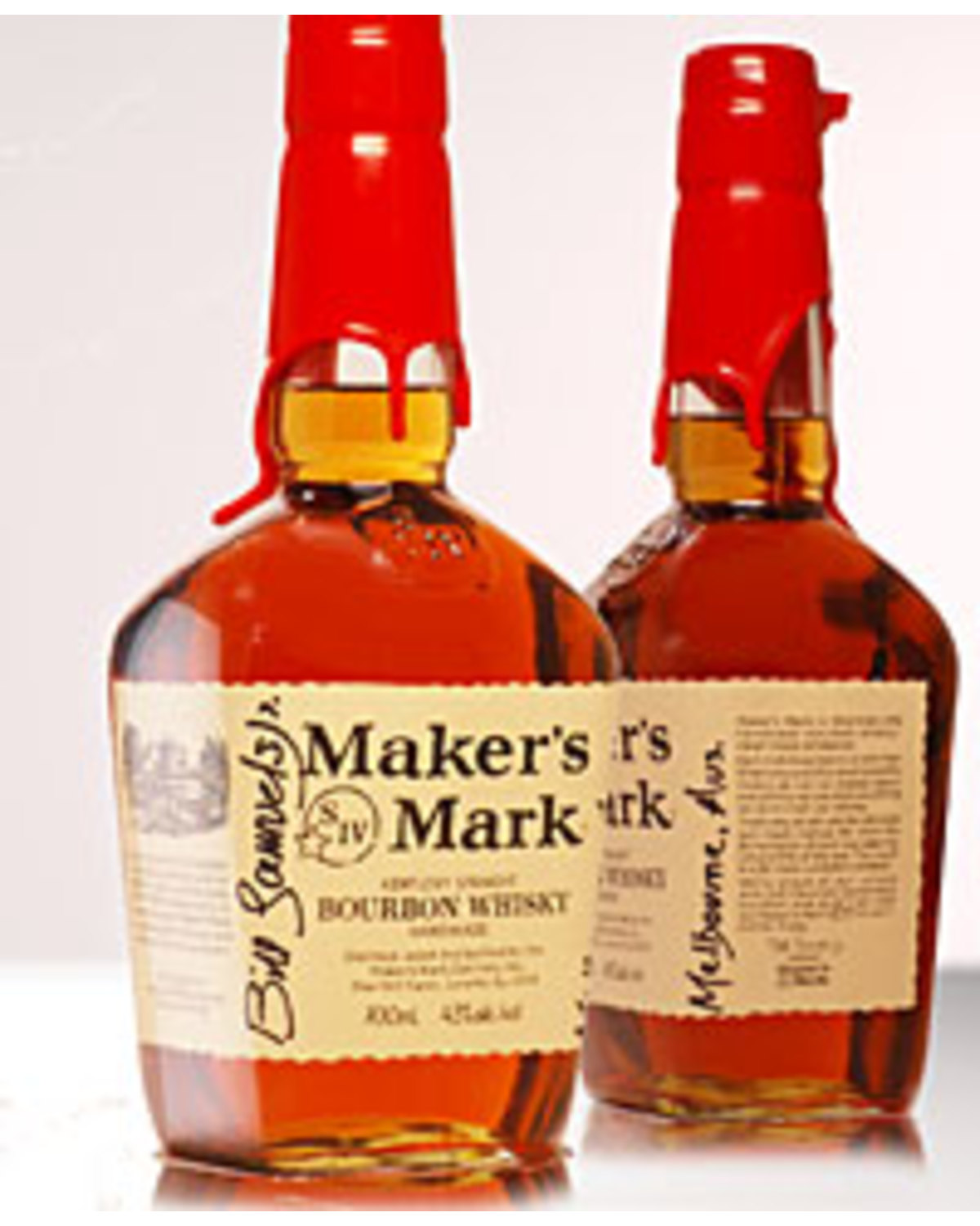 Makers Mark (Collector's bottle signed by Bill Samuels Jr) Bourbon ...