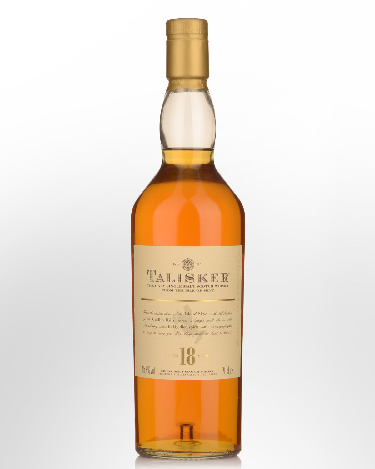 Talisker 18 Year Old Single Malt Scotch Whisky (700ml) - Older ...