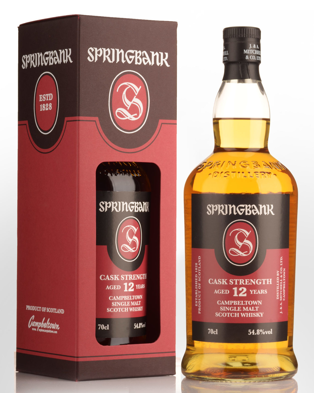 Springbank 12 Year Old Cask Strength Single Malt Scotch Whisky (700ml ...