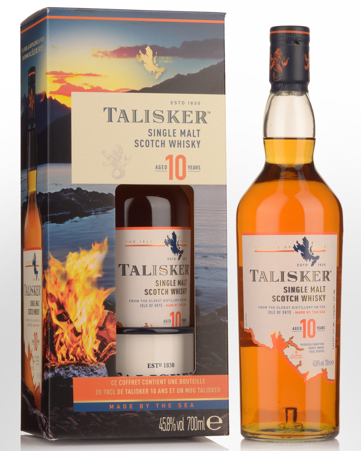 Talisker 10 Year Old Gift Pack with Mug Single Malt Scotch Whisky (700ml) | Nicks Wine Merchants