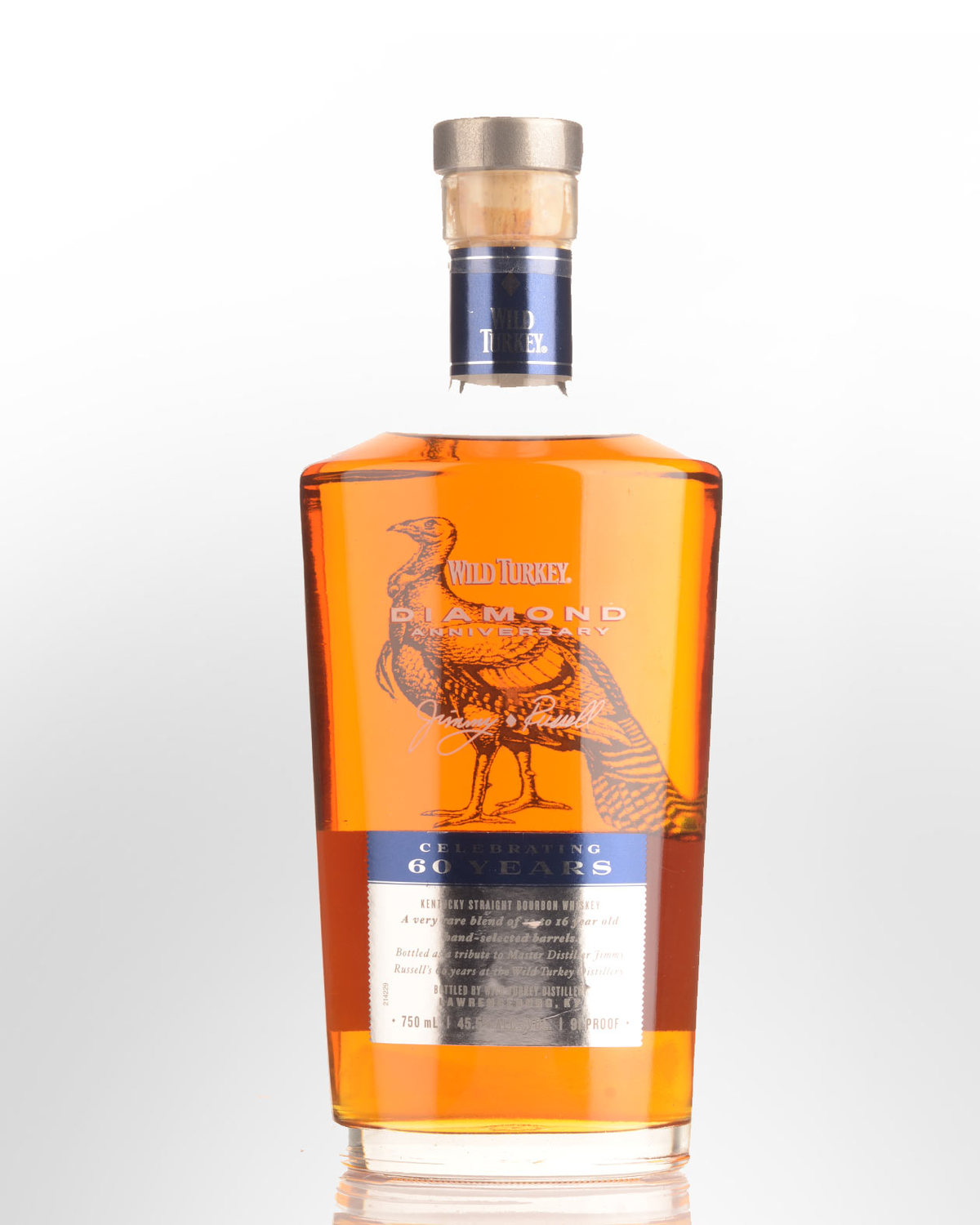 Wild Turkey Diamond Anniversary Limited Edition Bourbon Whiskey (750ml ...