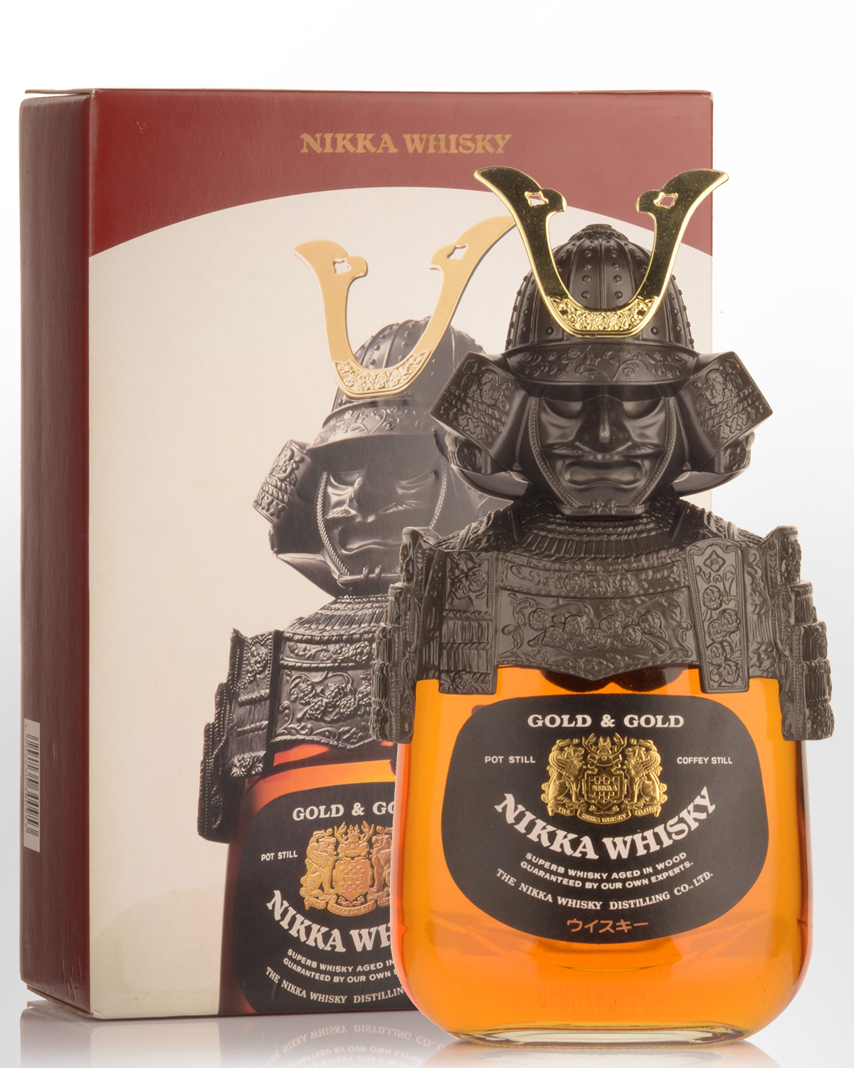 Nikka Gold & Gold Samurai Armour & Helmet Blended Japanese Whisky ...